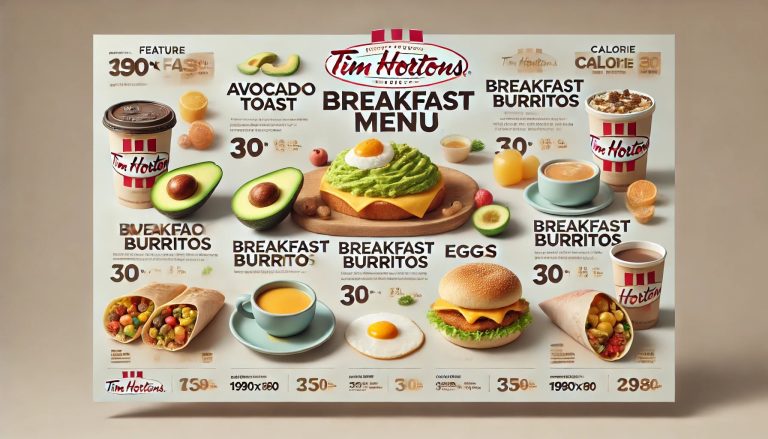 Tim Hortons Breakfast Menu Prices Updated (September 2025)